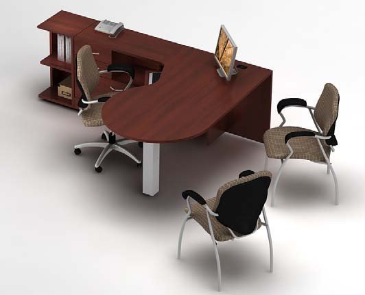 Global ZIRA ZL-26 - Computer desk with storage