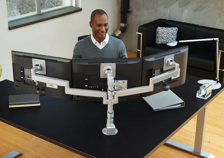 Workrite Configurable Monitor Stand - 1 to 6 Monitors - Conform