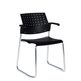 Global Sonic 6523 - Armchair with cantilever base