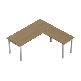 Global Non-handed L shape office desk - Newland NLP222