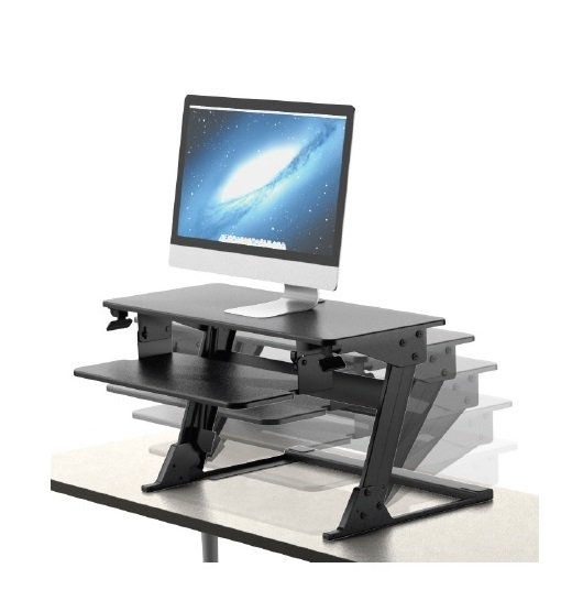 Solace by Workrite – Sit-Stand Desk Converter for Ergonomics