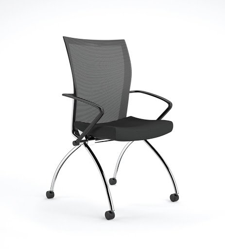 Mayline Valoré TSH – Nesting chair in 3 mesh colors
