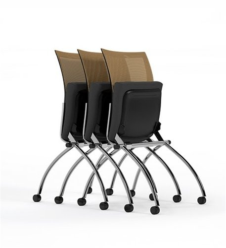 Mayline Valoré TSH – Nesting chair in 3 mesh colors